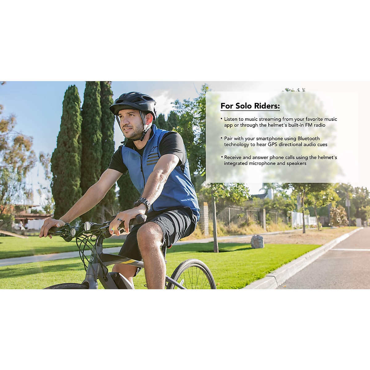 Sena R1 Smart Communications Helmet (Matte Black, Medium)