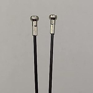 10 Pcs Large Black Round Body J-Bend Bike Spokes 304 Stainless Steel 2.0mm Diameter Mountain Bike Spokes (Color : Length 271mm)