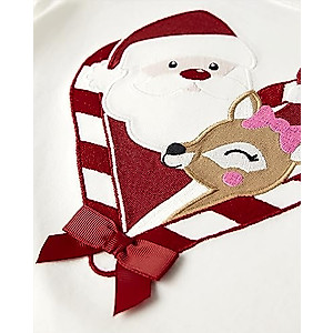 Gymboree,and Toddler Long Sleeve Christmas Knit Shirt,Santa Friends,8