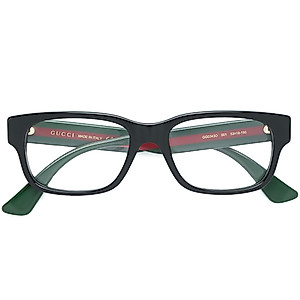 Gucci GG0343O Rectangular Eyeglasses + Bundle with eSHADES Luxury Eyewear Kit