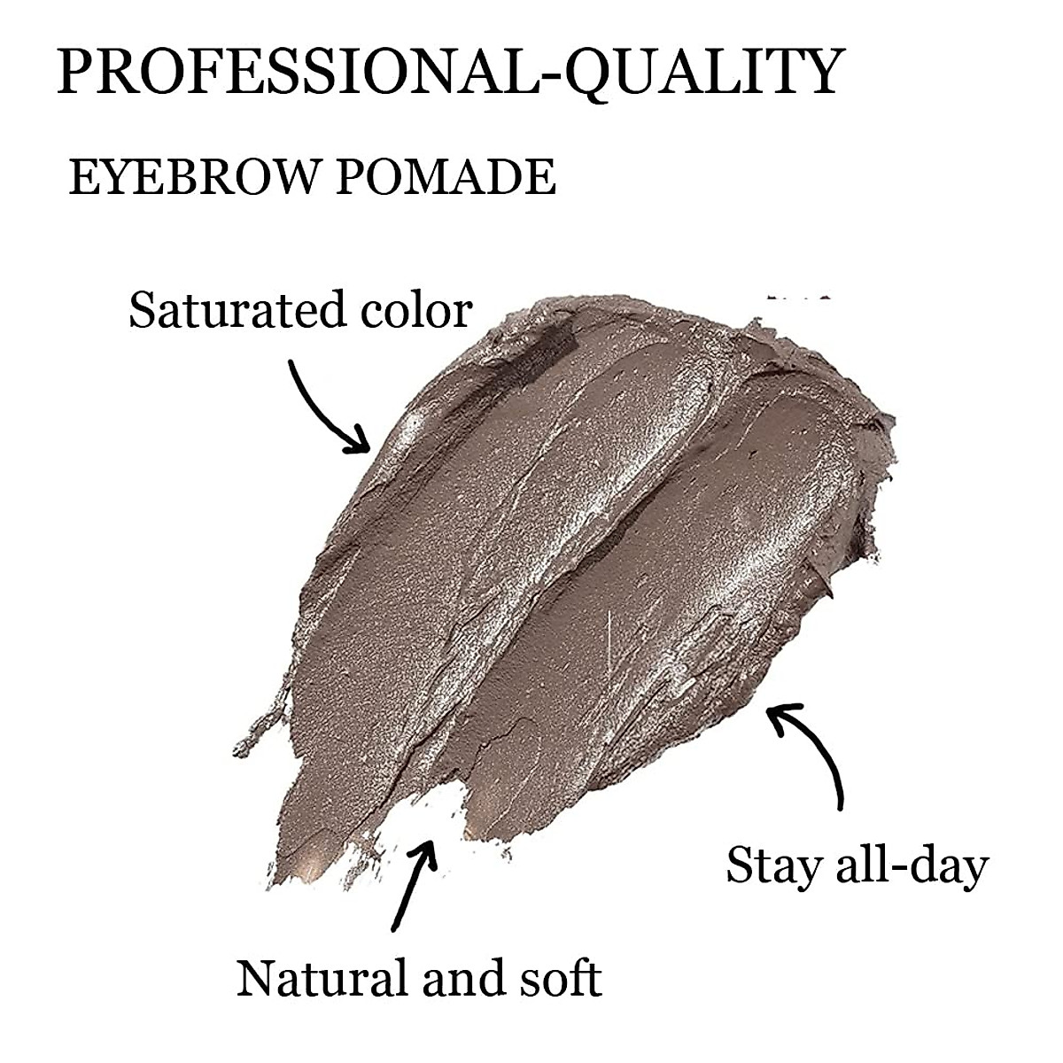 Rynluna Professional Brow Pomade, Eyebrow Color that Fills and Shapes Brows, Easy Breezy Brow Sculpt, Dark Brown, 0.12 Ounce