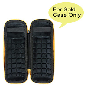 co2CREA Hard Travel Case Replacement for JBL Flip 6 FLIP 5 Waterproof Portable Bluetooth Speaker (Black Case + Yellow Zipper)