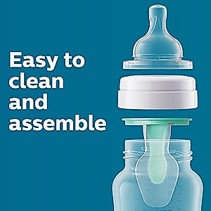 Philips Avent Anti-Colic Baby Bottle Flow 1 Nipple, 2pk, SCY761/02