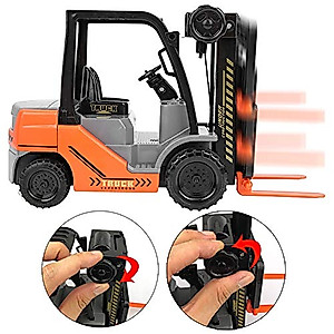 WNSC Forklifts Car Toy, Delicate 1:10 Large Plastic Forklifts Car ABS for Gifts for Kids for Toys for Boys