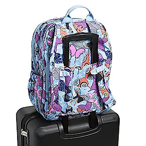 Vera Bradley Women's Cotton XL Campus Backpack, Butterfly By - Recycled Cotton, One Size