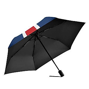 ALAZA United Kingdom Uk Flag 3 Folds Auto Open Close Umbrella Travel Folding Umbrellas
