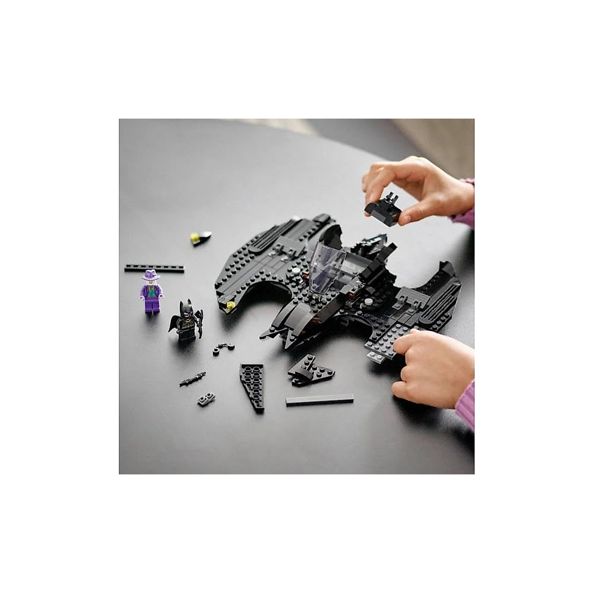 LEGO DC Batwing: Batman vs. The Joker 76265 DC Super Hero Playset, Features 2 Minifigures and a Batwing Toy Based on DC’s Iconic 1989 Batman Movie, DC Birthday Gift for 8 Year Olds
