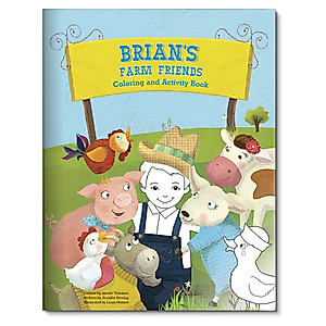 Personalized Coloring & Activity Book for Kids - I See Me! (Farm)