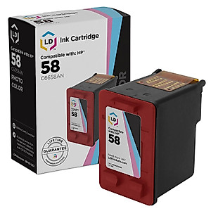 LD Remanufactured Ink Cartridge Replacement for HP 58 C6658AN (Photo Color)