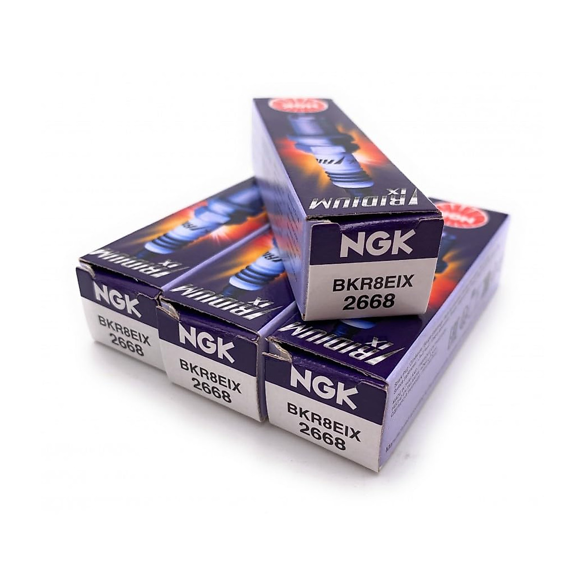 NGK Iridium IX Spark plug BKR8EIX 2668 (4 Pack)