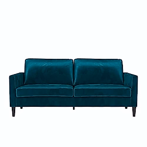Mr. Kate Winston Sofa with Pocket Coils, Green Velvet