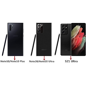 A-creator Galaxy S21 Ultra S Pen for Samsung Galaxy S21 Ultra 5G 6.8'' Note20 Note20 Ultra 5G Note10 Note10 Plus 5G (Without Bluetooth)(S Pen/Black)