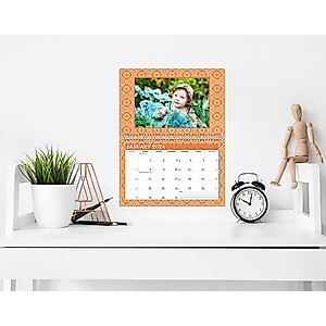 2024 Photo Frame Wall Spiral-bound Calendar (Add Your Own Photos) - 12 Months Desktop/Wall Calendar/Planner - (Edition #09)