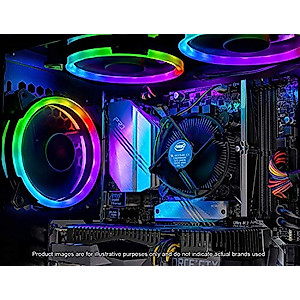 Skytech Shadow Gaming Computer PC Desktop – Intel Core i5 9400F 2.9GHz, GTX 1660 6G, 500GB SSD, 8GB DDR4 3000MHz, RGB Fans, Windows 10 Home 64-bit, 802.11AC Wi-Fi