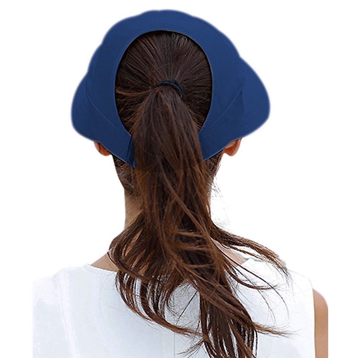 HINDAWI Sun Hat Sun Hats for Women Wide Brim Packable UV Protection Visor Floppy Womens Beach Summer Cap Navy