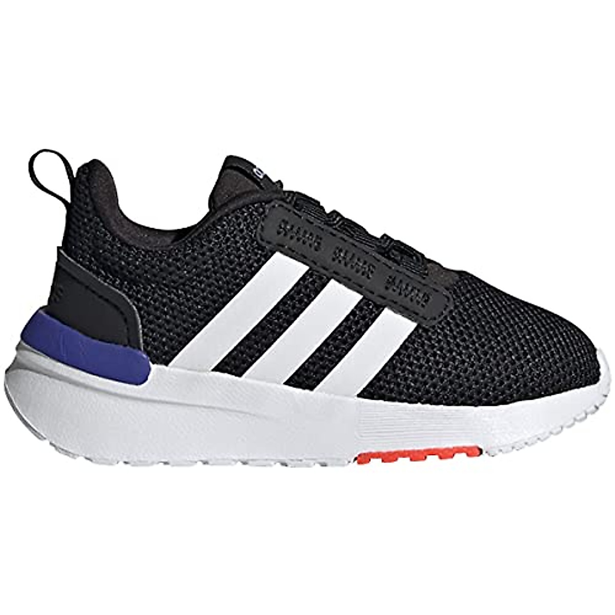adidas Unisex-Baby Racer TR21 Running Shoe, Black/White/Sonic Ink, 6 Toddler