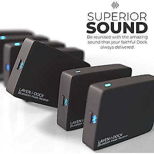 LAYEN BS-1 30 Pin Bluetooth Adapter Audio Receiver for Bose SoundDock and iPod iPhone Docking Station - Wireless Bluetooth Converter for Speakers with 30 Pin (Not Suitable for Cars)