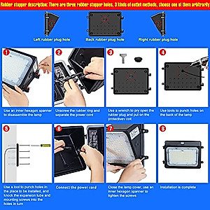 LED Wall Pack Lights 80W Dusk-to-Dawn Photocell 11680LM 110V Outdoor Wall Mount Lamp 800W Equivalent 5000K Daylight Commercial Security Lighting IP65 Waterproof Area Floodlights for Garage Warehouses