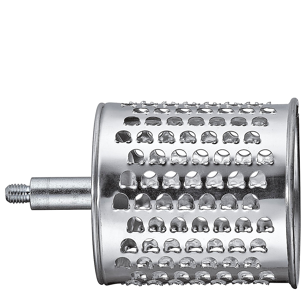 Zassenhaus Classic Drum Grater, Manual Kitchen Grater, Painted Metal, Beech Wood, Stainless Steel, Suction Base, 2 Grating Drums and Pestle, Can be Used as Vegetable Cutter, Cheese Grater and Slicer