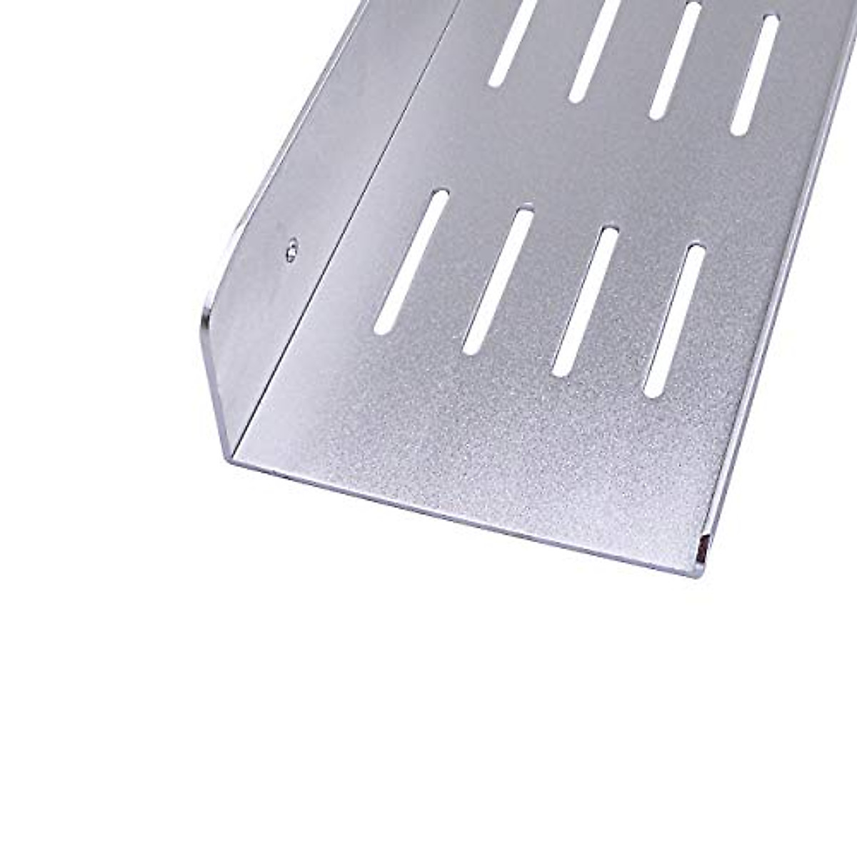 SinLoon 7.8 Inch Small Shelf in Flat Satin Aluminum Bathroom Shelf Wall Mount for Small Speaker Smartphone, Tablet, Toiletries Silver 2 Pack