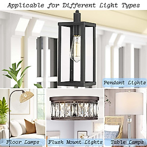 Odeums A19 LED Light Bulb with Remote Control, 9W (60W Equivalent) LED Bulbs,Stepless Dimmable 3000K-6000K,E26 Base,25000+ Hours Lifespan (1)