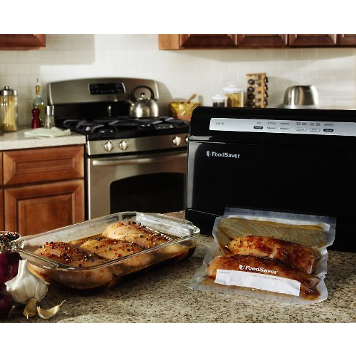 FoodSaver 1-Quart Liquid Block Heat-Seal Bags, Clear