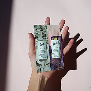 R+Co Dallas Biotin Thickening Shampoo, Conditioner, and Thickening Treatment Packet | Weightless Hydration, Strengthens + Enhances Shine | Vegan + Cruelty-Free | 0.23 Fl Oz (Pack of 3)