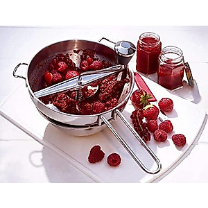 Stainless Food Mill With 3 Grinding Milling Discs&Handle, Durable Bowl Rotary Food Mill for Tomato Sauce, Applesauce, Puree, Mashed Potatoes, Baby Food, 1 Quart Capacity - Dishwasher Safe