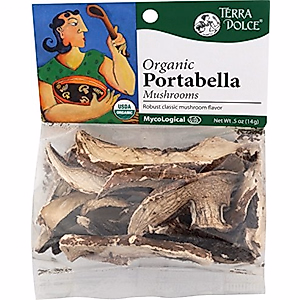 Terra Dolce Organic Portabella Mushrooms, 0.5 Ounce