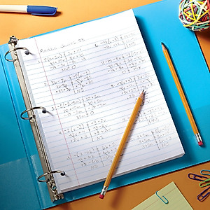 Oxford Filler Paper, 8-1/2" x 11", College Rule, 3-Hole Punched, Loose-Leaf Paper for 3-Ring Binders, 500 Sheets Per Pack (62349),White