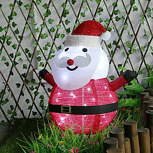 NC Outdoor Garden Decoration Christmas Snowman LED Lights Home Christmas Decorations Garden Landscape Lawn Lights