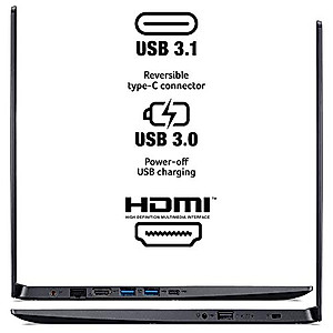 Acer Aspire 5 A515-55T-53AP, 15.6" HD Touch Display, 10th Gen Intel Core i5-1035G1, 8GB DDR4, 256GB NVMe SSD, WiFi 6, HD Webcam, Backlit Keyboard, Windows 10 Home