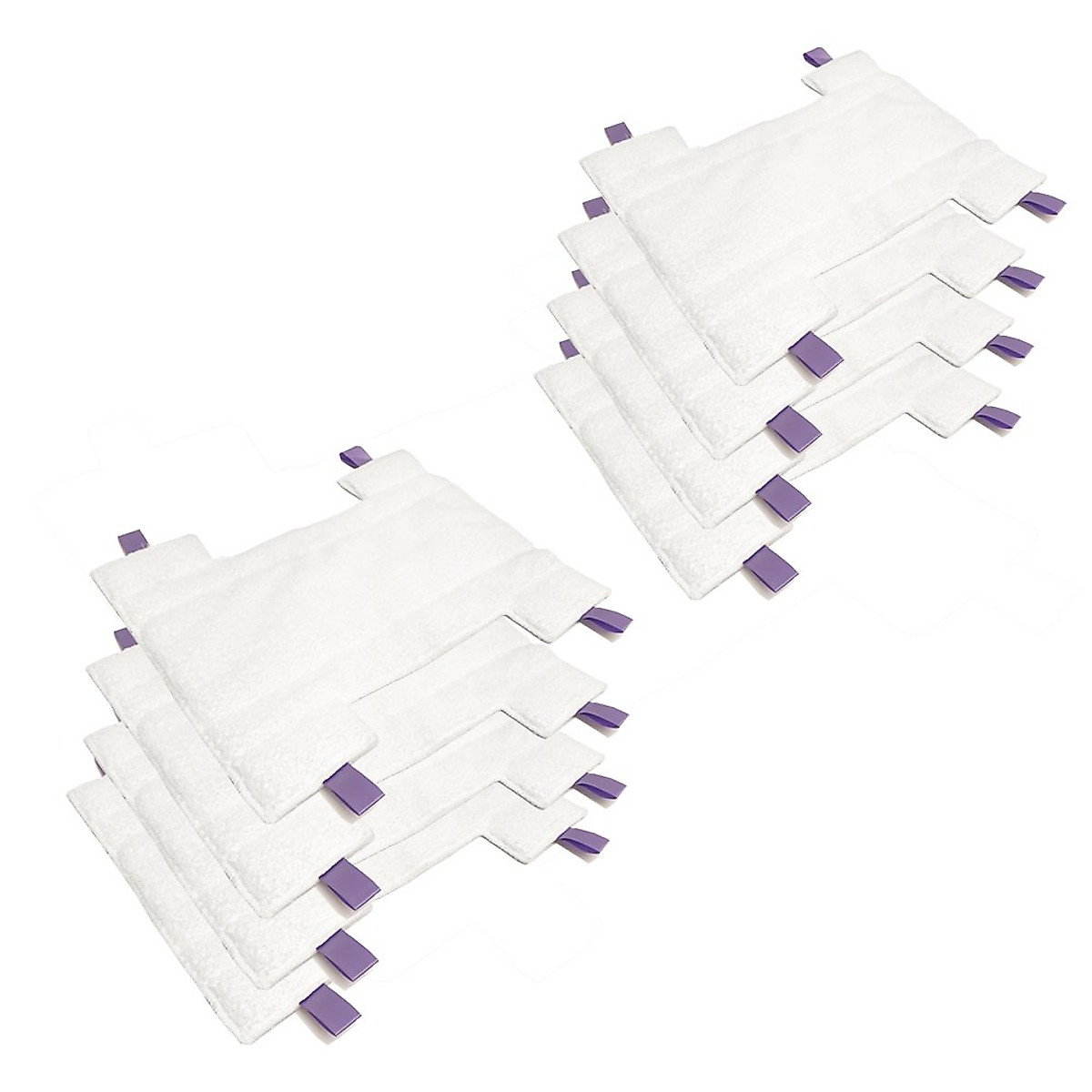 Hildbrandt Clean Co. 8 Steam Pocket Mop Pads Compatible Replacement Pad for Shark Rocket Dust Away and Navigator Lift Away Pro Vacuum HV310 HV320 HV 320W HV321 HV322 HV324Q and More
