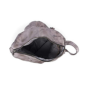Bed|Stu Women’s Delta Leather Bag (GREY DIP DYE)