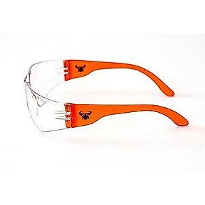 G & F Products - 13016-NEW 13016NEW Safety Goggles with 99% Protection Against UV-A, B & C Rays, Impact, & Ballistic Resistant & Clear Lenses (12 Pack), unisex