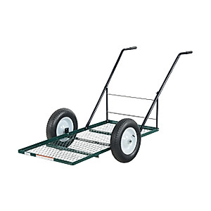 Vestil LSC-2448-TC Steel Service Cart, Pneumatic Wheels, 500 lbs Load Capacity, 45" Height, 53" Length X 24" Width