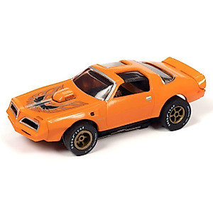 Auto World SC354-5O Xtraction 1977 Pontiac Firebird HO Scale Slot Car Orange