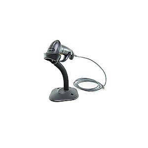 Symbol Zebra LS2208 Corded Handheld Standard Range Laser Barcode Scanner, Twilight Black (LS2208-SR20007R) (Renewed)