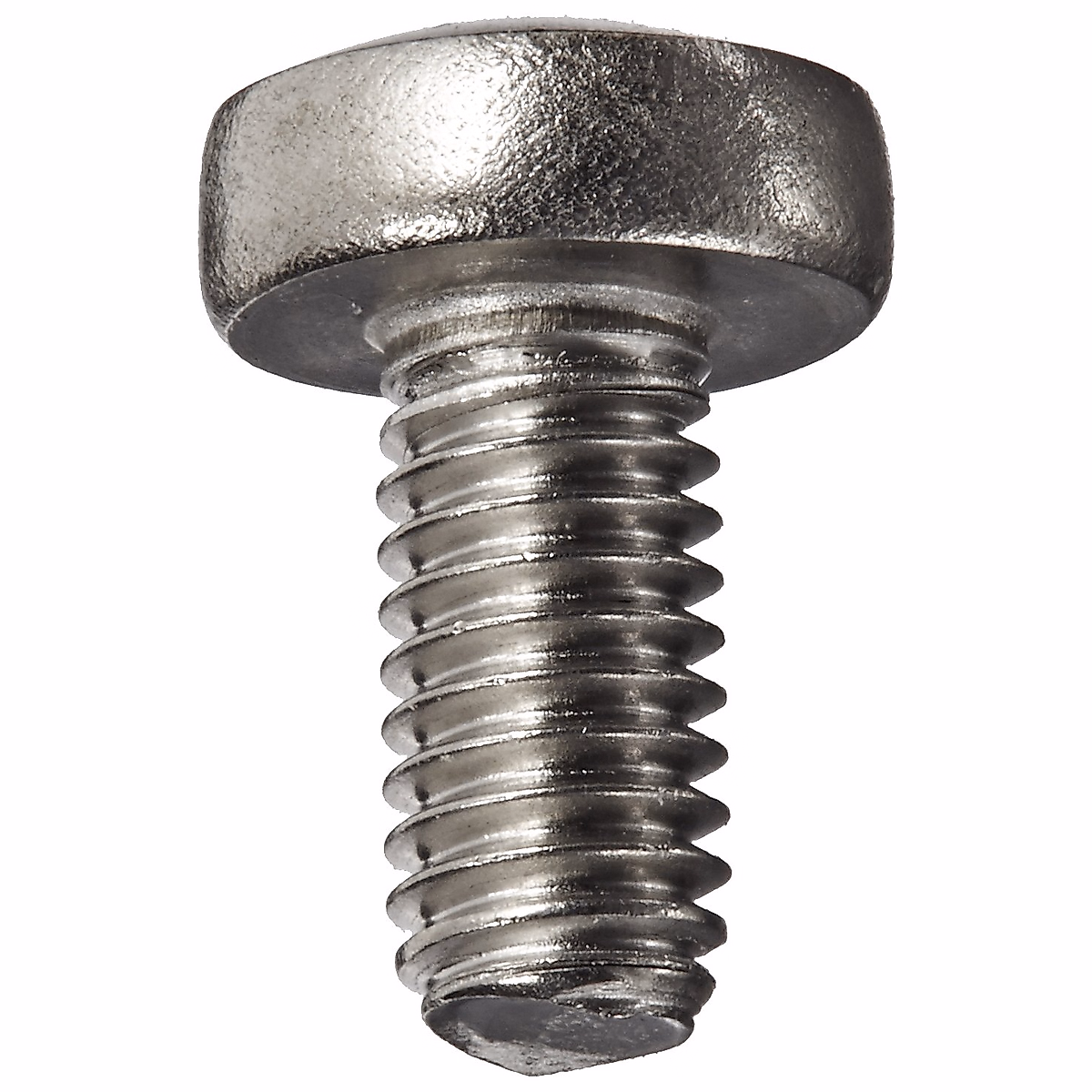 Small Parts 316 Stainless Steel Machine Screw, Plain Finish, Pan Head, Phillips Drive, Meets DIN 7985, 35mm Length, Fully Threaded, M5-0.8 Metric Coarse Threads (Pack of 10)