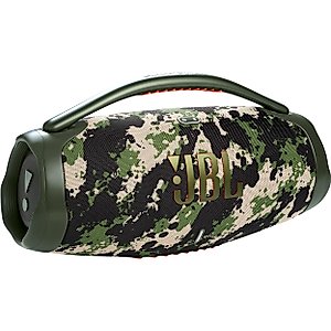JBL Boombox 3 Portable Bluetooth Speaker, Camouflage - IP67 Dustproof and Waterproof, up to 24 Hours of Nonstop Playback - WEPGPY Cable