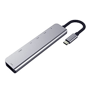 8-in-1 USB C Hub Type-C 3.1 to 4K HDMI-Compatible RJ45 USB SD/TF Card Reader PD Fast Charge USB Dock for MacBook Air Pro PC HUB