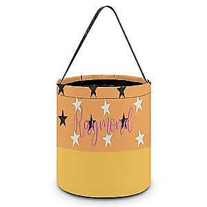 Personalized Halloween Tote Bags Gift w/Name 7.9x8.3 Customized Pumpkin Canvas Bag Boy Girl Custom Reusable Grocery Bag Party Gifts Son Daughter Trick or Treat Bag for Treat Baskets Goody Bags