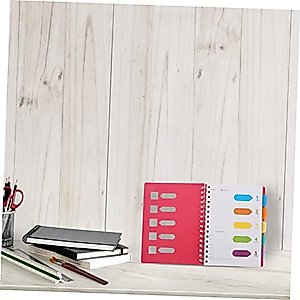 Ciieeo 2pcs Notebook Wire Bound Notebook Ruled Spiral Agenda Notebook Memo Notepad Sketchbook A5 Spiral Notebook Fashion Book Digital Paper Notebook Portable Diary Books A5 Coil Notepads