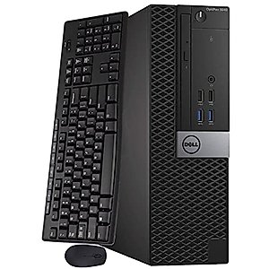 Dell OptiPlex 5040 SFF Desktop Computer Intel PC Quad Core i7-6700 3.40GHz up to 4.0GHz 16GB Ram 512GB NVMe M.2 SSD Built-in WiFi & Bluetooth HDMI Wireless Keyboard and Mouse Windows 10 Pro (Renewed)