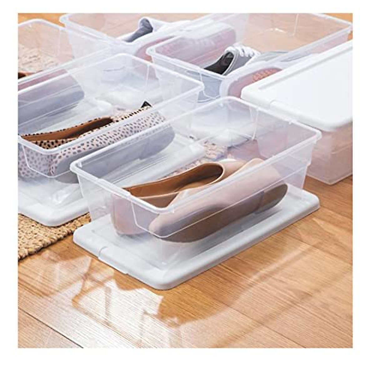 Sterilite 6-qt. Storage Box White Set of 12