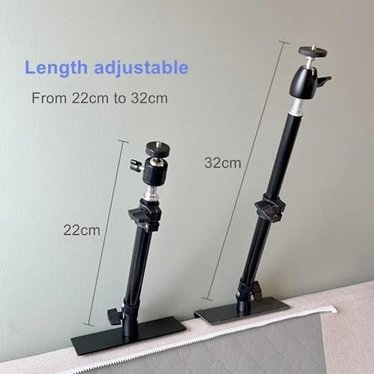 AiFeelife Bed Sofa Projector Stand - Invisible Installation Metal Holder - Multi-Angle Adjustment Bracket Mount - Compatible with XGIMI h2 / H3, Nebula, VANKYO, Epson