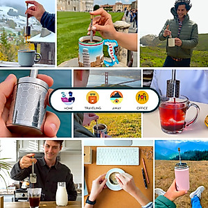 FinalPress Original Coffee & Tea Maker – Portable Stainless Steel Micro French Press – Patented 3-in-1 Technology for Hot, Iced & Cold Brew – Perfect for Home, Camping & Travel (UPGRADED V2)