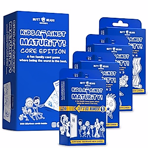 Kids Against Maturity: Card Game for Kids and Family, Super Fun Hilarious for Family Party Game Night, Combo Pack (Combo Pack (Core+Expansion 1,2,3,4))
