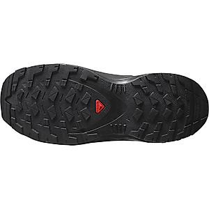 Salomon Junior XA PRO V8 CLIMASALOMON™ WATERPROOF Outdoor Shoes for Kids, Black / Black / Ebony, 1