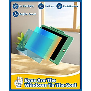 TEKFUN Kids Toys Toddlers Toys for Boys and Girls, 8.5in LCD Writing Tablets Drawing Pad for Kids, Light Doodle Pad Drawing Board for Toddlers, Gifts Toys for 3 4 5 6 7 Year Old Girls Boys(Green)